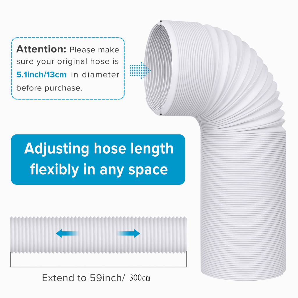 🇸🇬 [READY STOCK]Air Conditioner Hose Exhaust Vent Portable Aircon ...