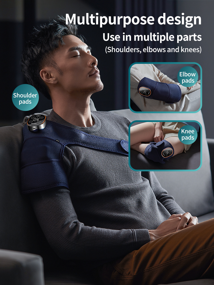 Philips 3 in 1 Knee Elbow Shoulder Massager Joint Heating Vibration NTC ...