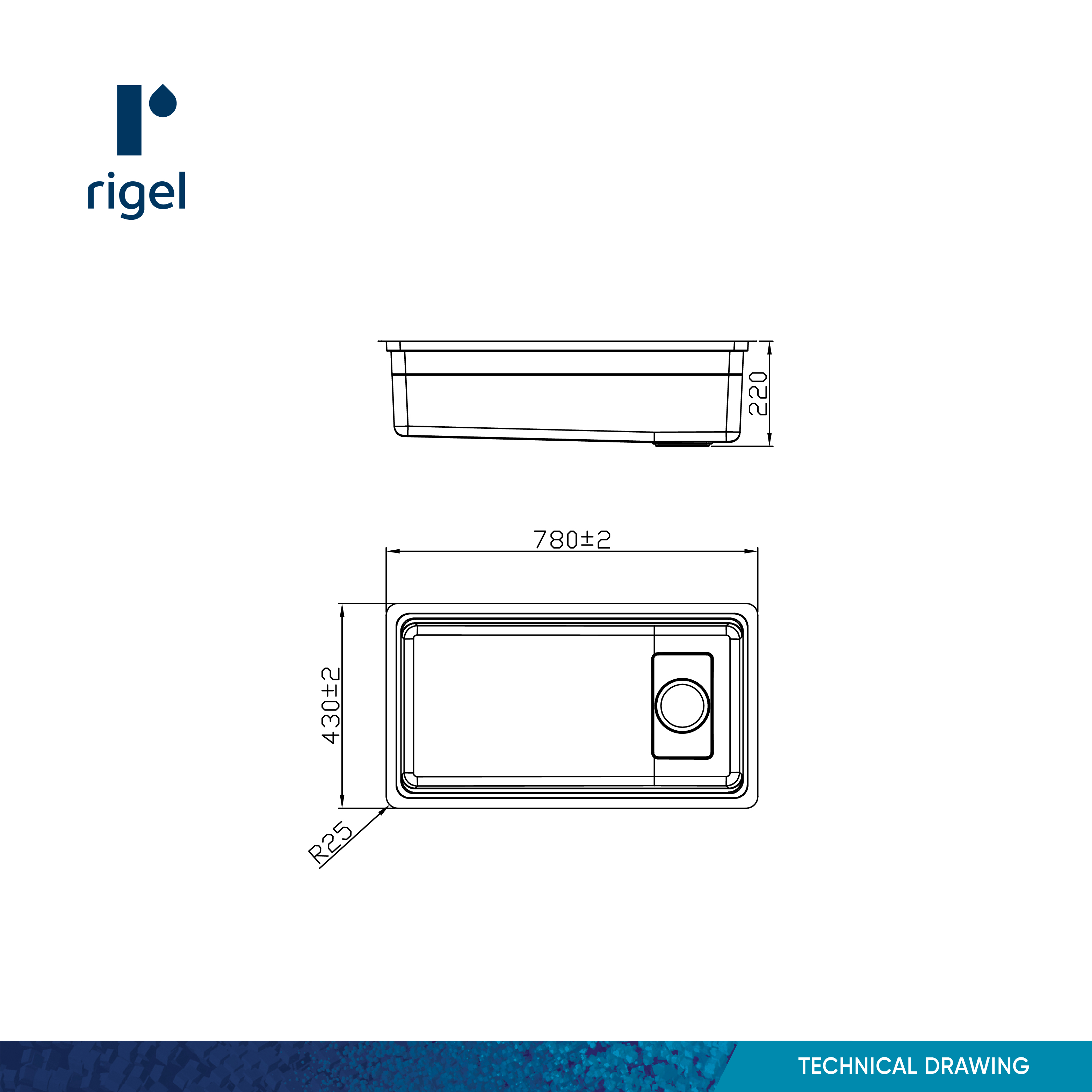 RIGEL Kitchen Sink SNKU784322SB | Shopee Singapore