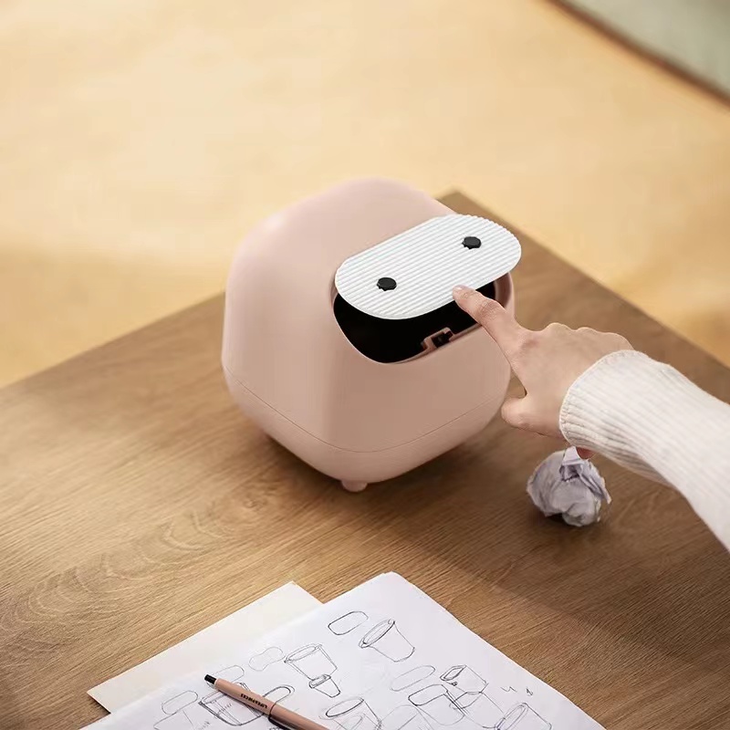 Mini dustbin small dustbin with lid desktop bin dustbin with cover room ...