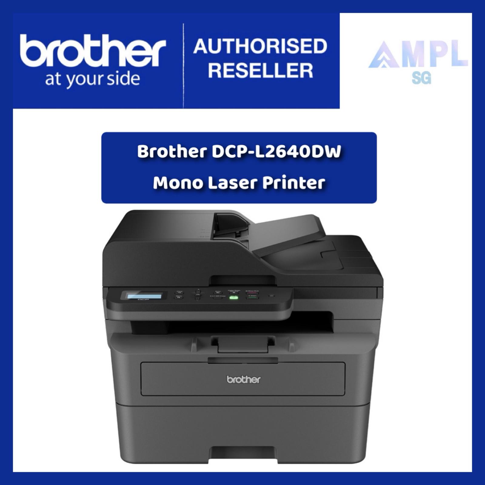 Brother DCP-L2640DW Monochrome Laser Printer-Print, Scan, Copy, Wireless, Automatic 2-sided ...