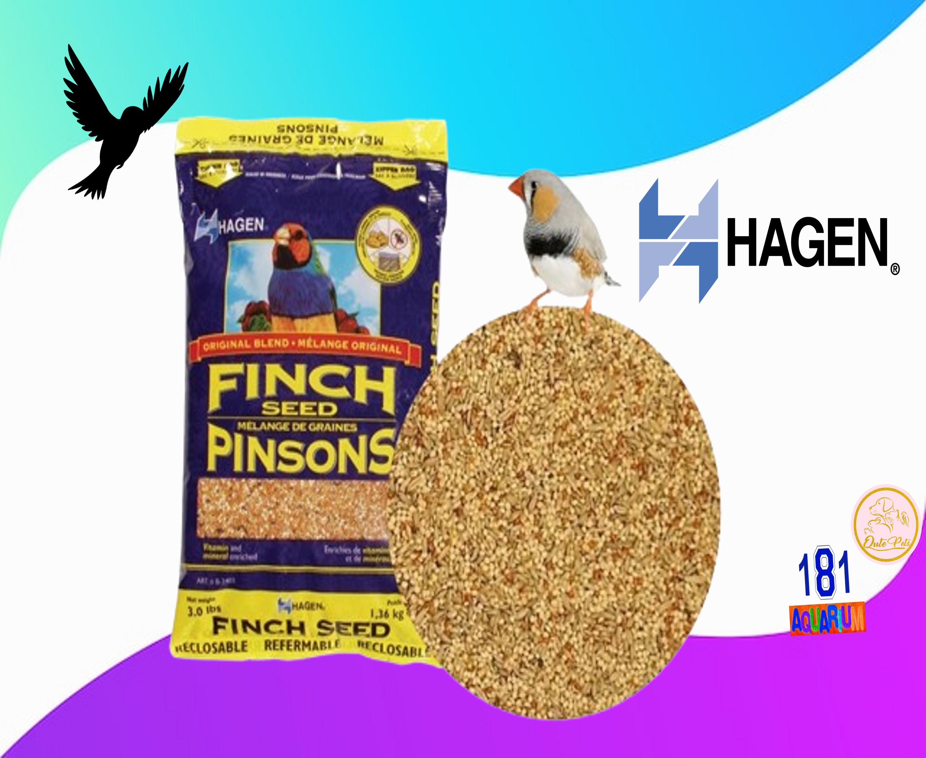 [1.36kg] HAGEN Finch Staple VME Seeds | Birds | Finch | Shopee Singapore