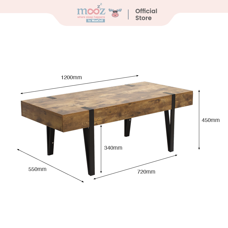 mooZzz Courtney Coffee Table | Shopee Singapore