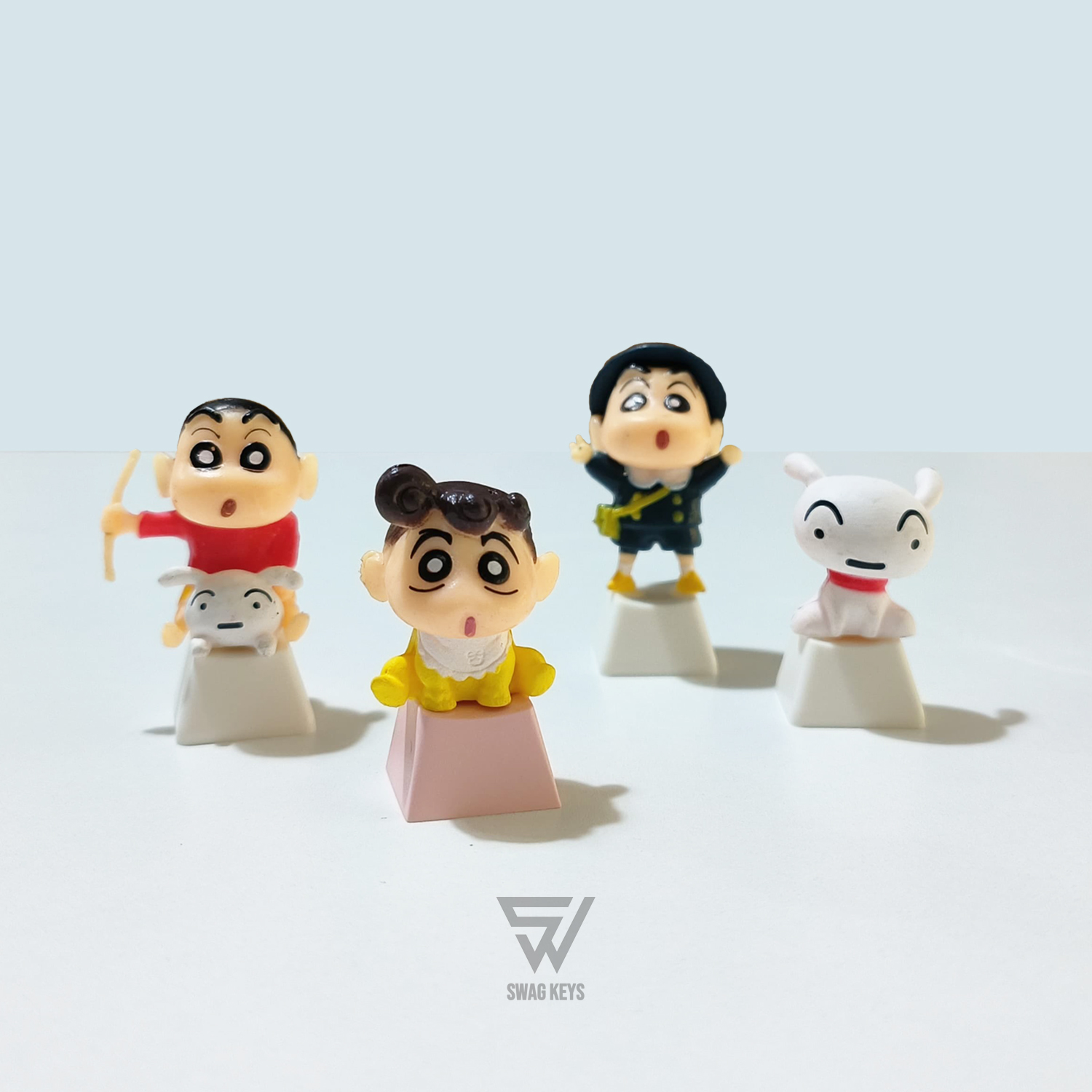 【SG】 Crayon Shin-chan Artisan 3D Keycaps Custom Anime Japanese Cute ...