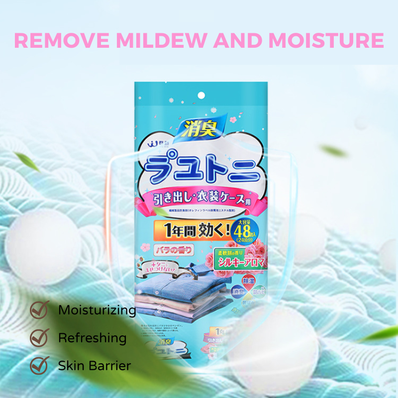 Deodorizer Dehumidification Mothball Anti Mildew Moist Mold Insect Moth ...