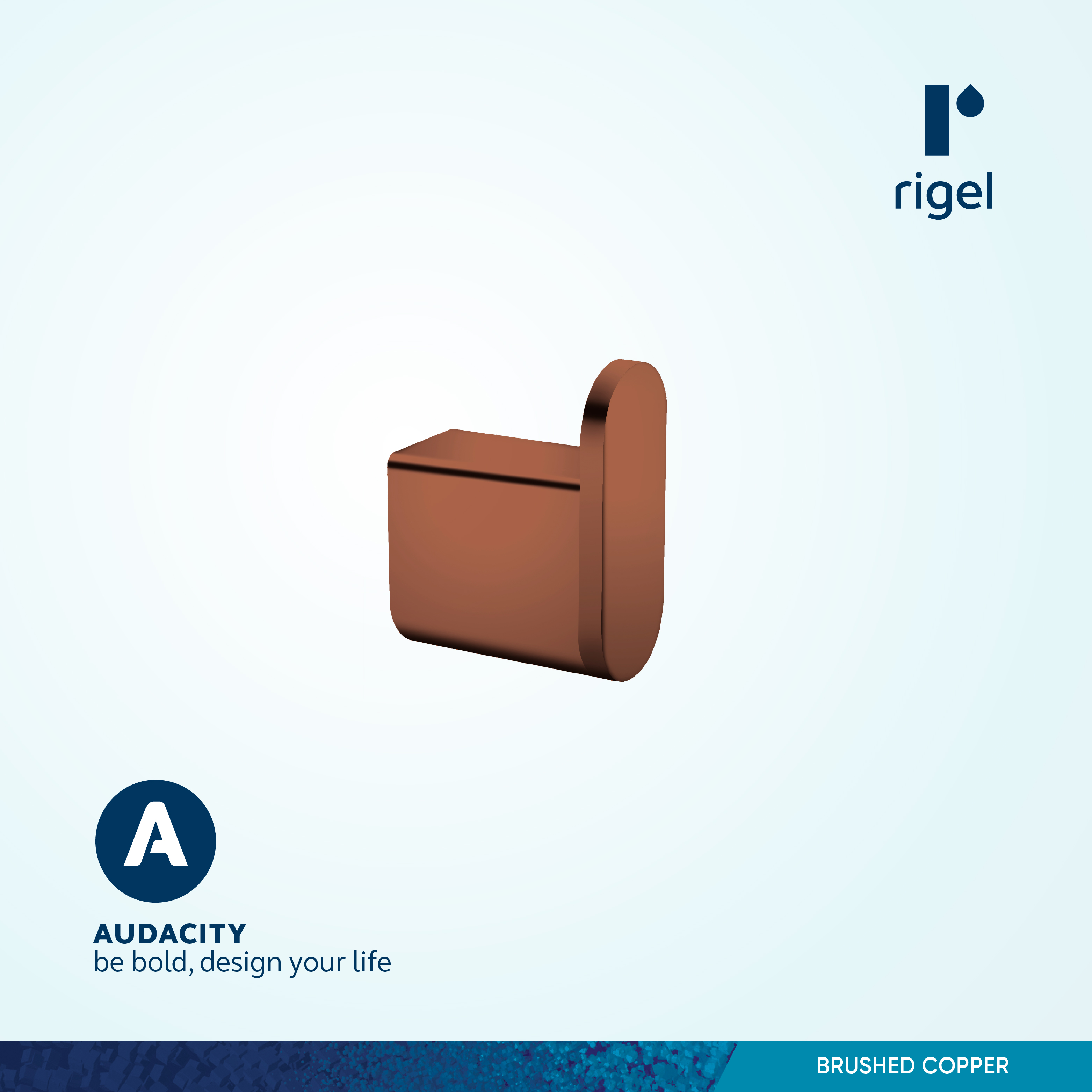 RIGEL Brushed Copper Robe Hook RH2204 (BrCu) | Shopee Singapore