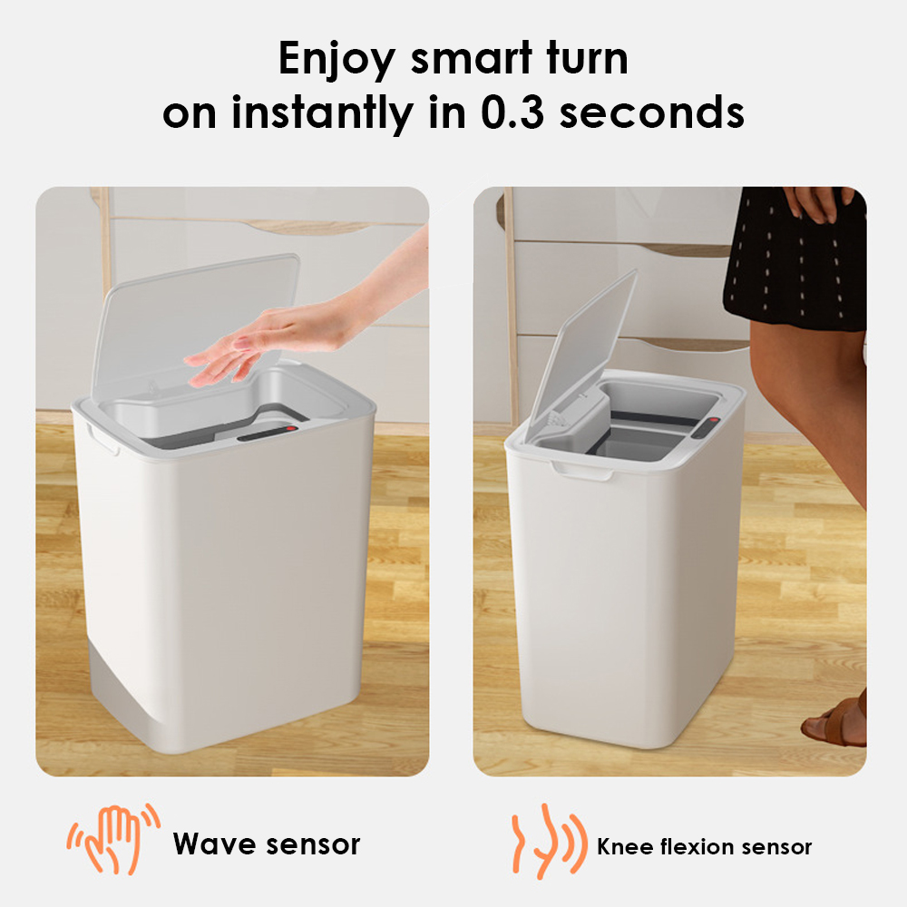 ⚡️SG Seller⚡️Smart Dustbin Sensor Automatic Trash Bin Battery Operated ...