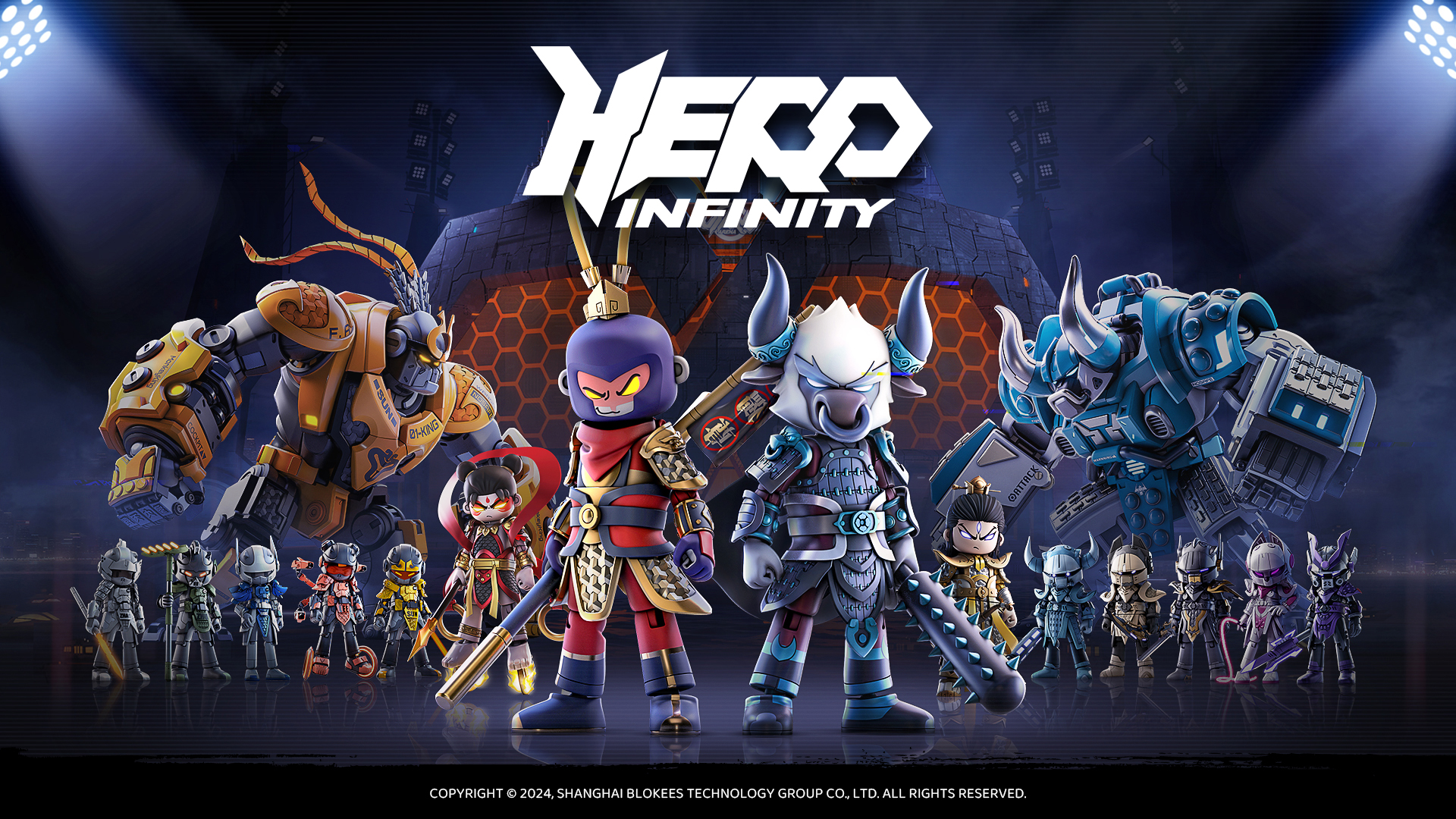 Blokees Heroes Infinity model kits blind box block toys assembly kit ...