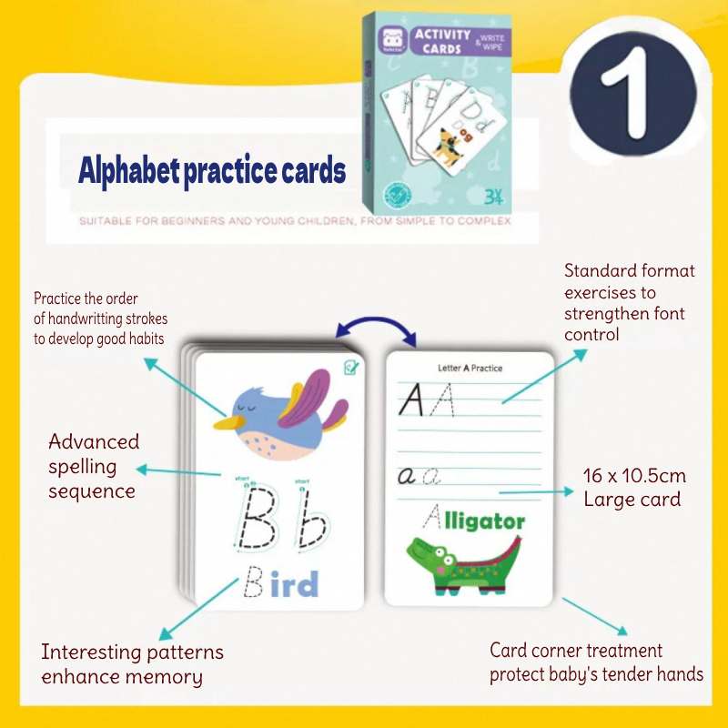 Montessori Children's Early Education Cognitive Cards Numbers ...