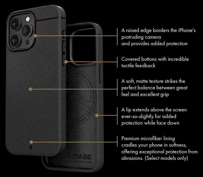 Caudabe Sheath Phone Case for iPhone 15 Pro Max / iPhone 15 Pro - Grey ...