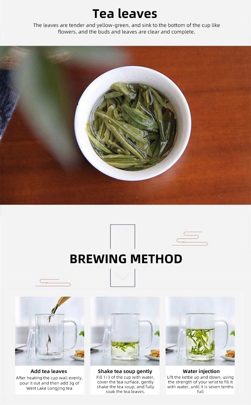 Longjing tea green tea 100g canned green tea nourishing and self ...