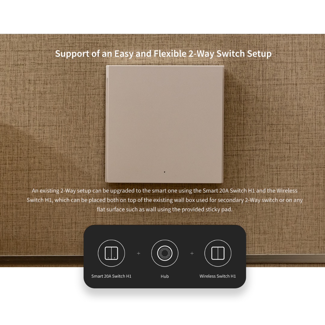 【New Launch】AQARA Smart 20A Switch H1 Neutral Version Single Rocker ...