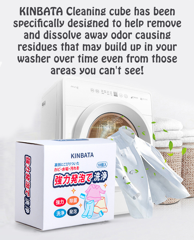 Japan Kinbata Washing Machine Cleaner | Tub Cleanser | Scent | Shopee ...