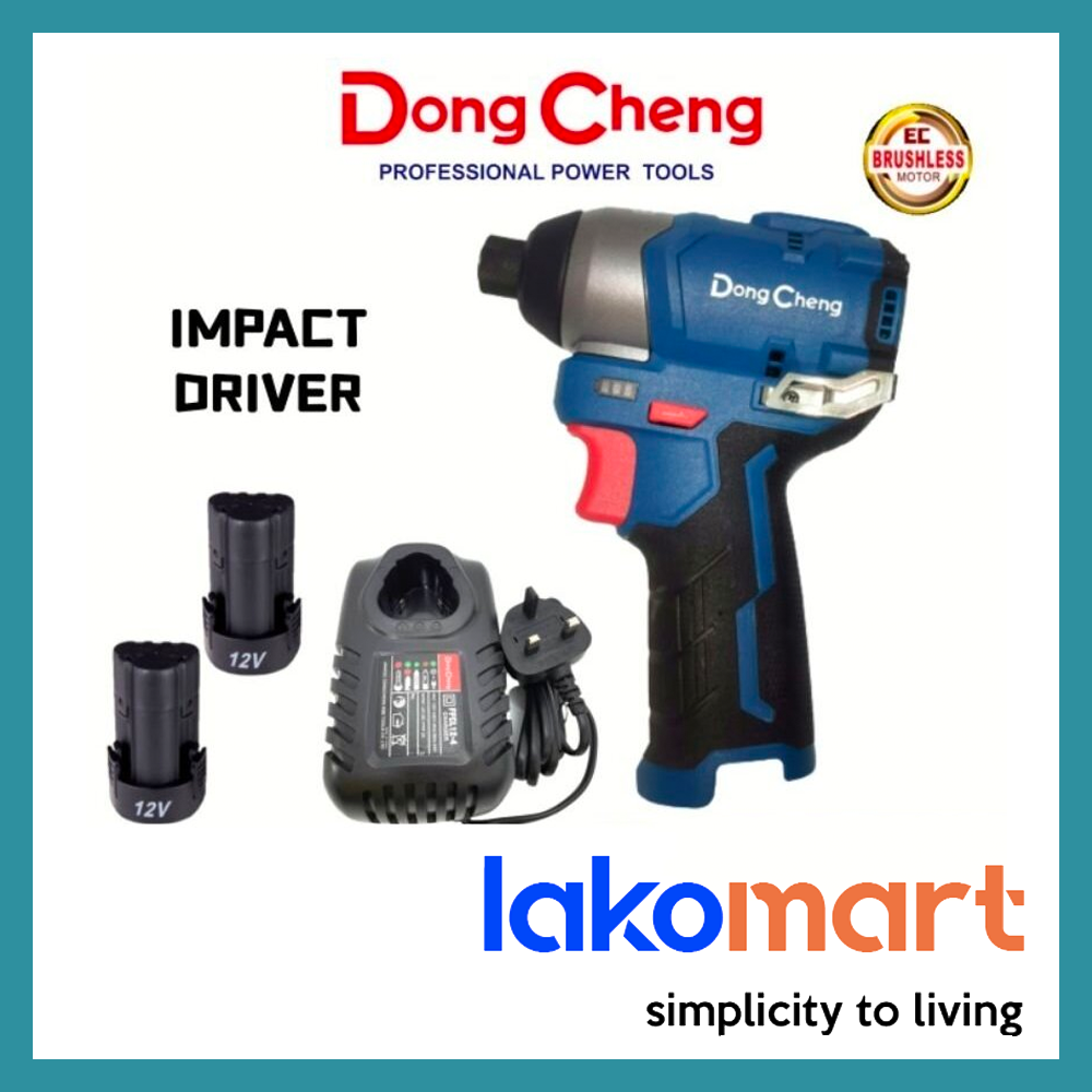 DONG CHENG Cordless Brushless Driver Set Combo Kit DCKIT25 (Brushless ...