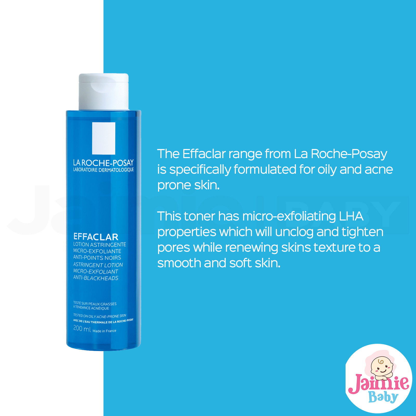 La Roche Posay Astringent Lotion Micro-Exfoliant LHA 200ml | Shopee ...