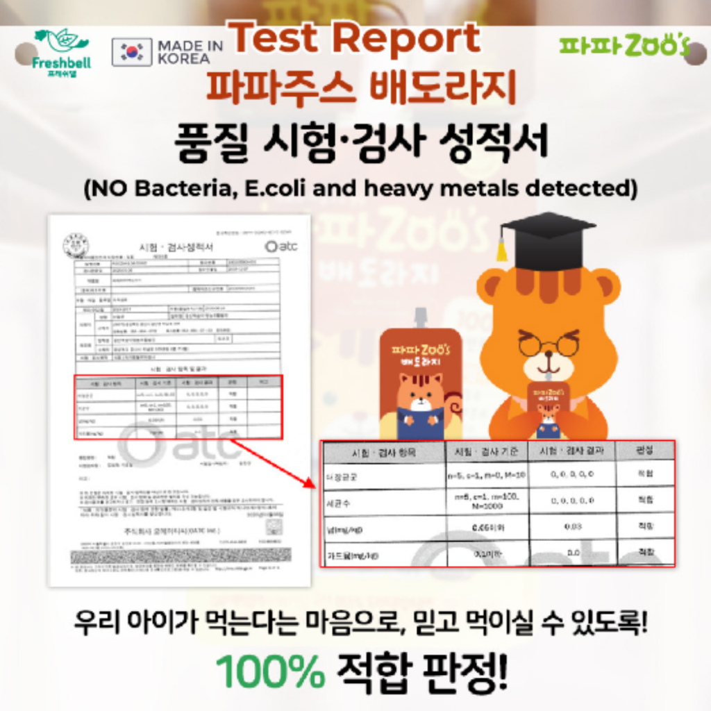 FRESHBELL KOREA NFC 100% FRUIT JUICE / NO SUGAR ADDED / NFC / PAPAZOO ...
