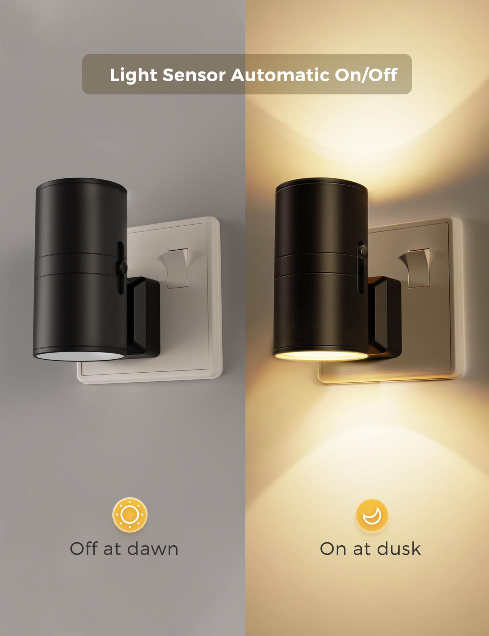 BRITZ Viral TIKTOK LED Night Light Plug in, Modern Night Lights Plug ...