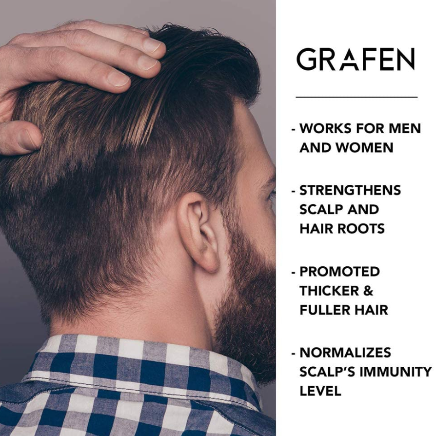 GRAFEN Root Booster Shampoo, 500ml, Contains Biotin, Anti-hair loss ...