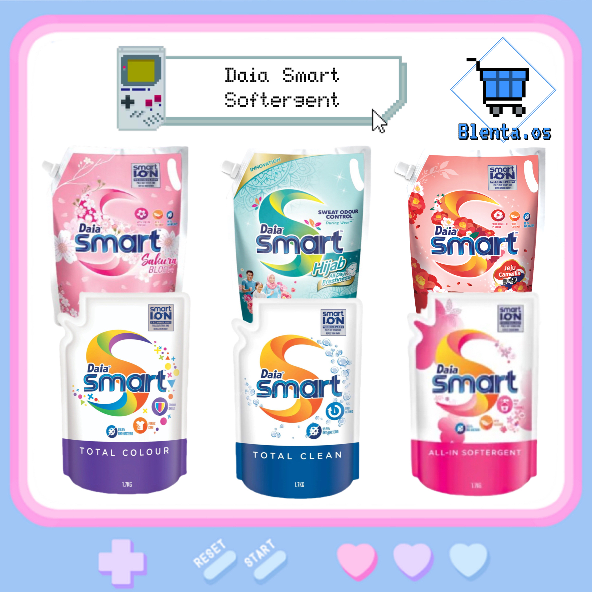 Daia Smart Concentrated Liquid Detergent Refill (1.5KG-1.7kg) 🔥SG READY ...
