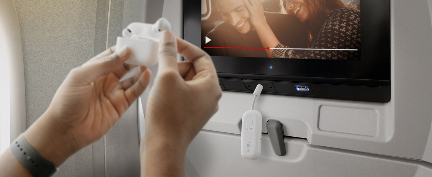 Twelve South AirFly Pro 2 Deluxe w Adapter + Travel Case - Bluetooth ...