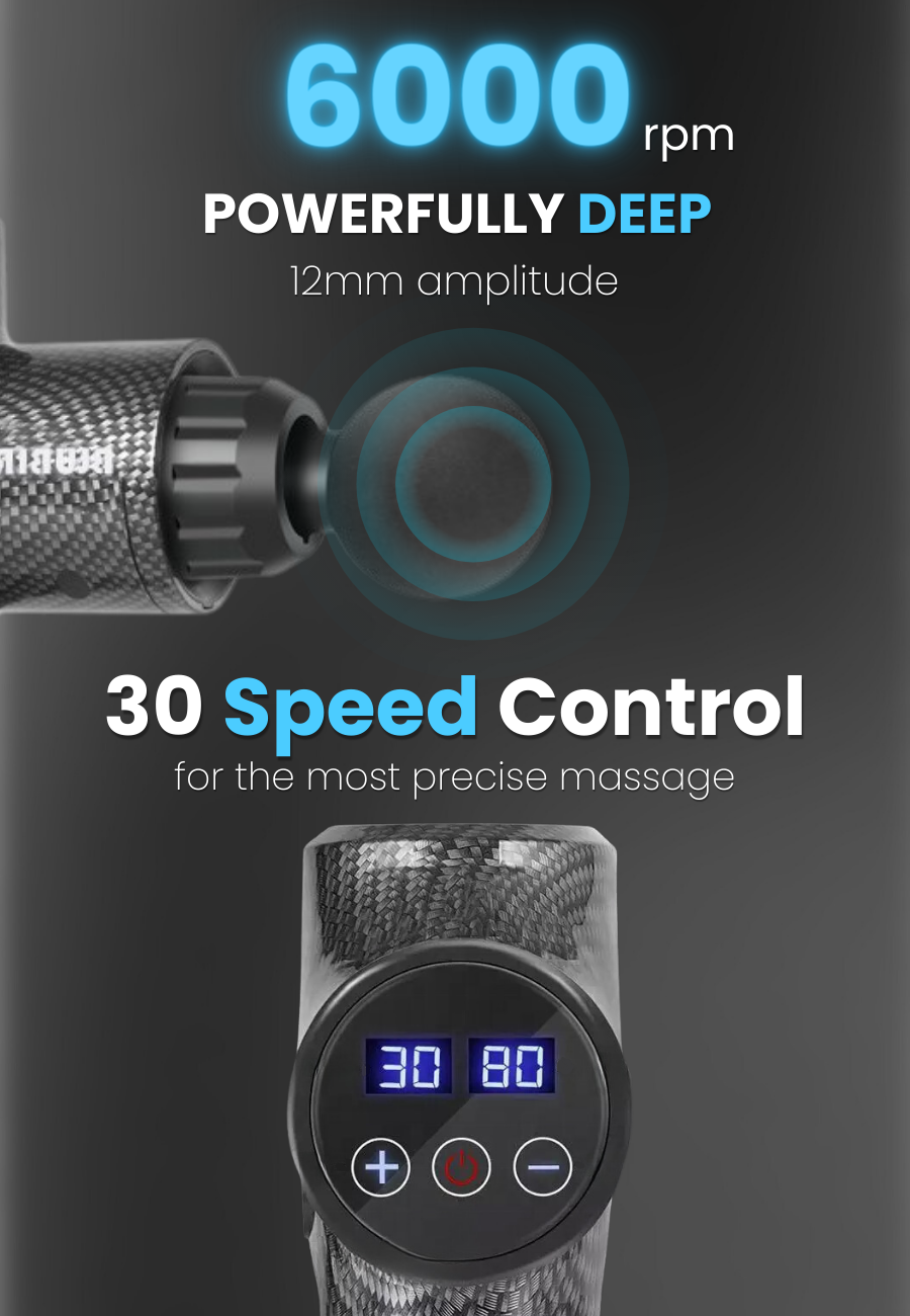 PRO Massage Gun Mini Deep Tissue Percussion for Muscle Sport, Gym Body ...