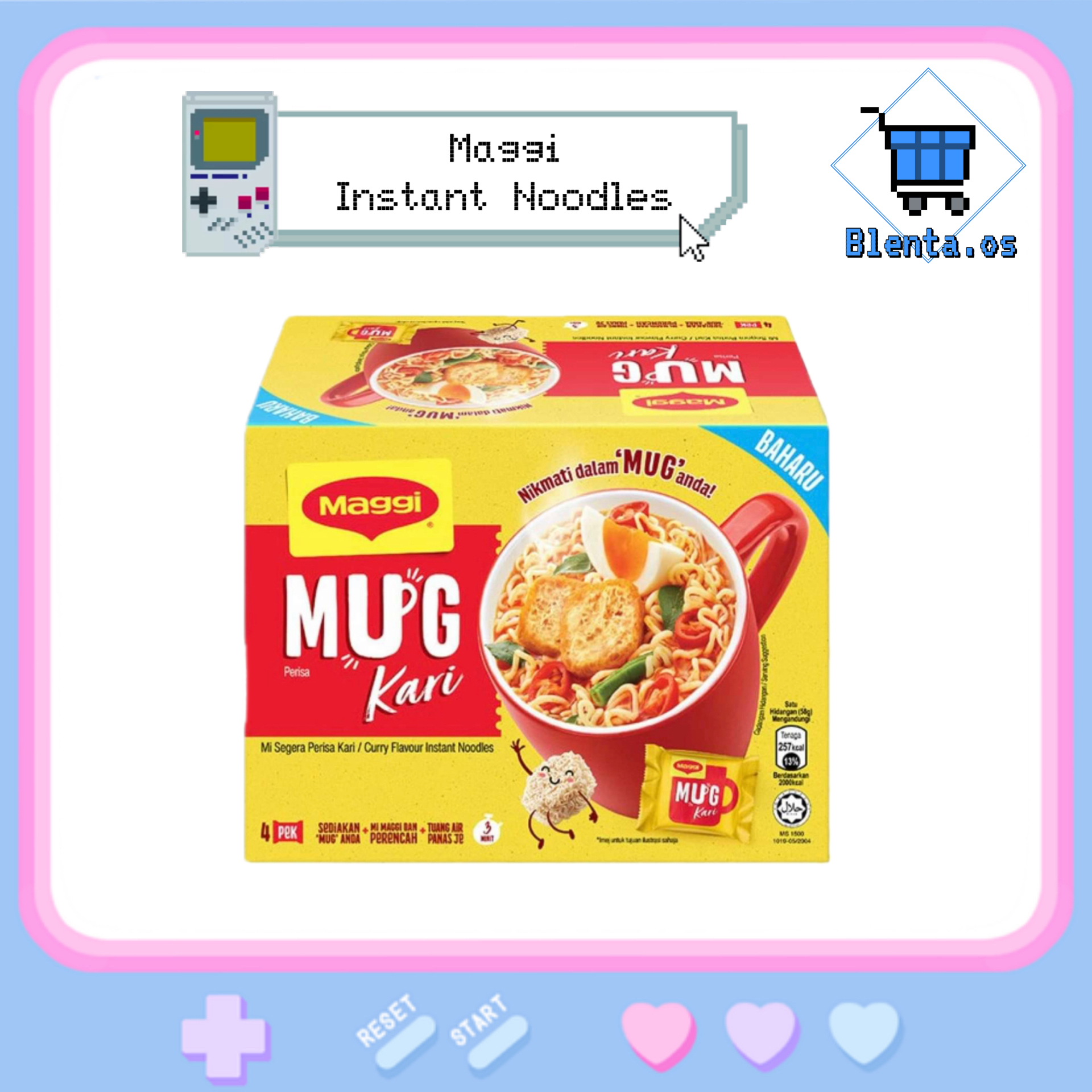 Maggi Noodles Mug Curry/Chicken 58g x 4packs Maggi Cup🔥SG READY STOCK🔥 ...