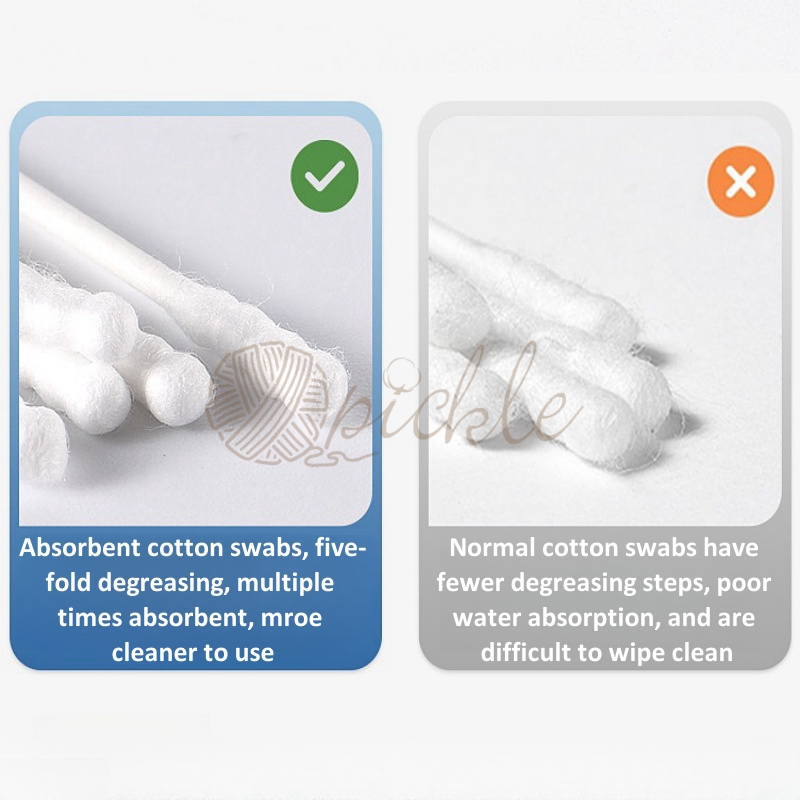 Baby Cotton Swab Dual Tips Ear Wax Spoon Scoop Spiral Nose Newborn ...