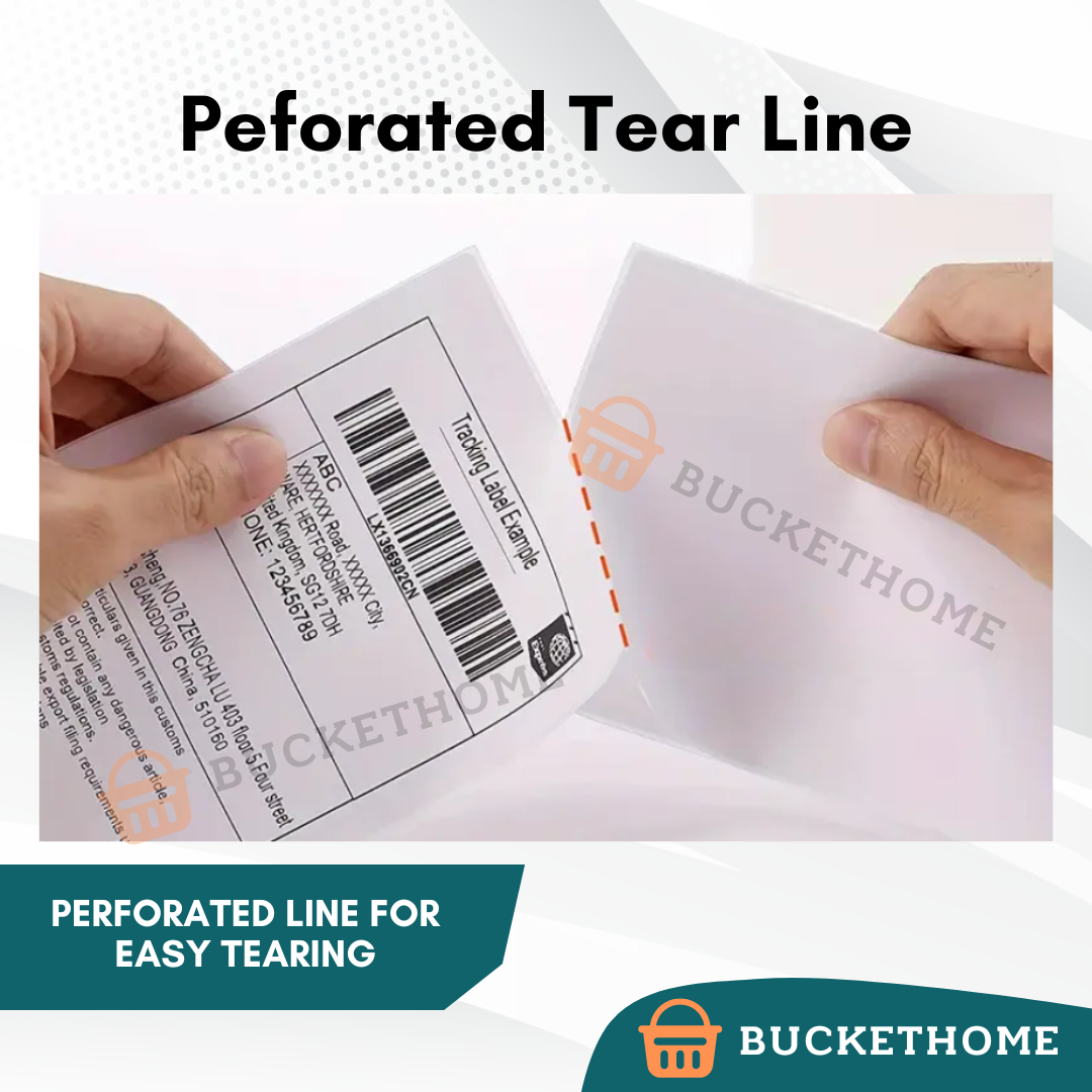 [SG Seller] Thermal Label A6 Airway bill Size Waterproof Strong ...