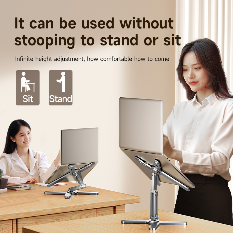 MCHOSE Laptop Stand, Adjustable Computer Stand, Ergonomic Laptop Riser ...