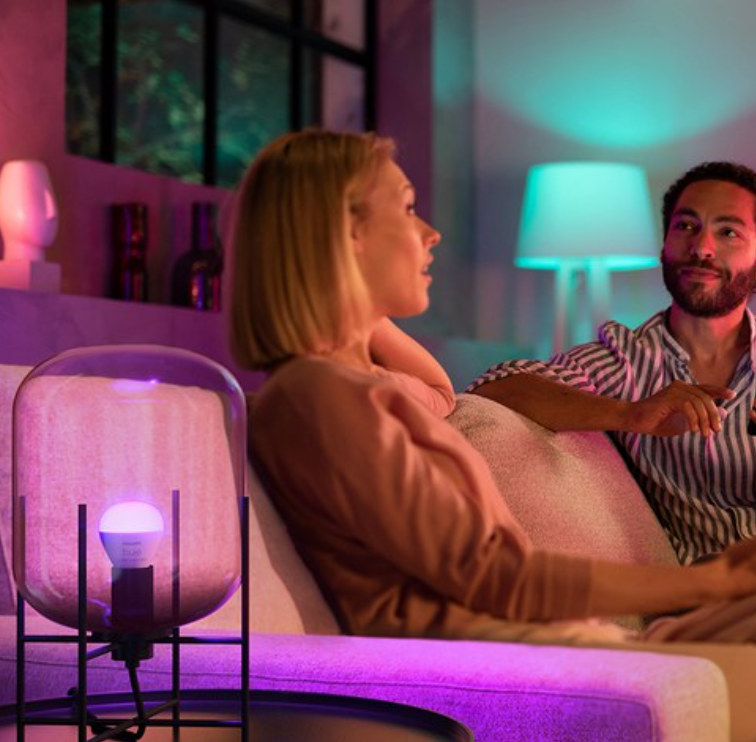 Philips Hue White & Color Ambiance E14 Smart Bulb (5.1W, RGB) | Shopee ...