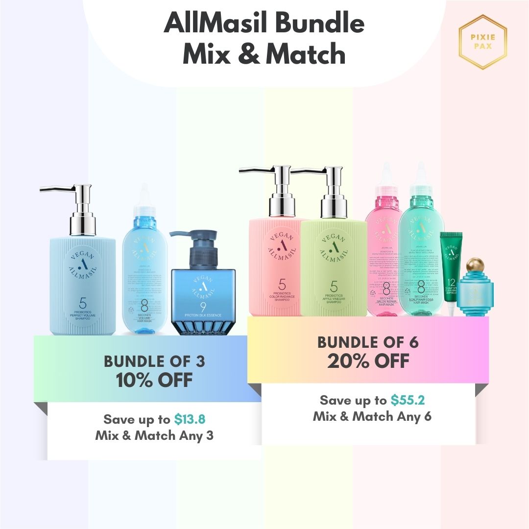 AllMasil Korean Salon Grade Bundle Set | Shampoo | Conditioner Hair ...