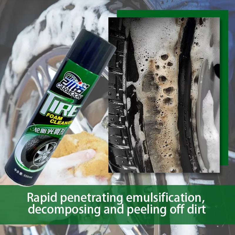 [SG] Tyre Brightener / Tyre Shine Spray / Tyre Wax Foam Spray / Tire ...