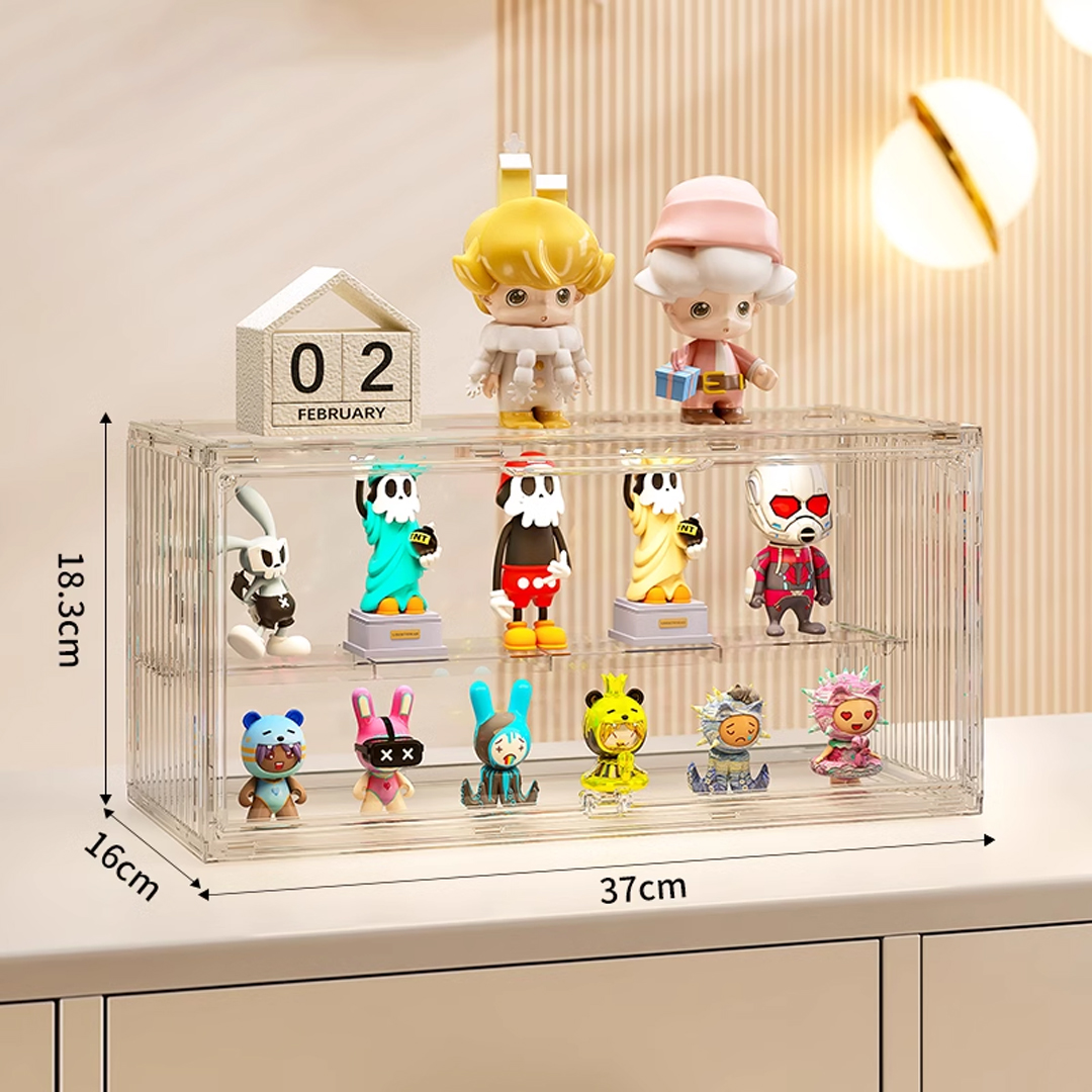 Popmart Display Case Acrylic Display Box Stackable Figurine Display ...