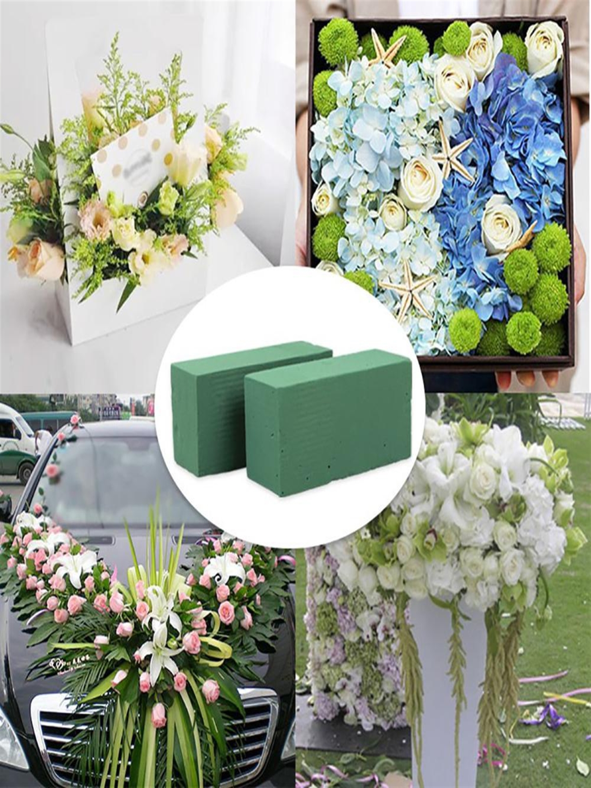 sg seller $2/PCS OASIS Floral Foam Brick Flower Packing Arranging ...