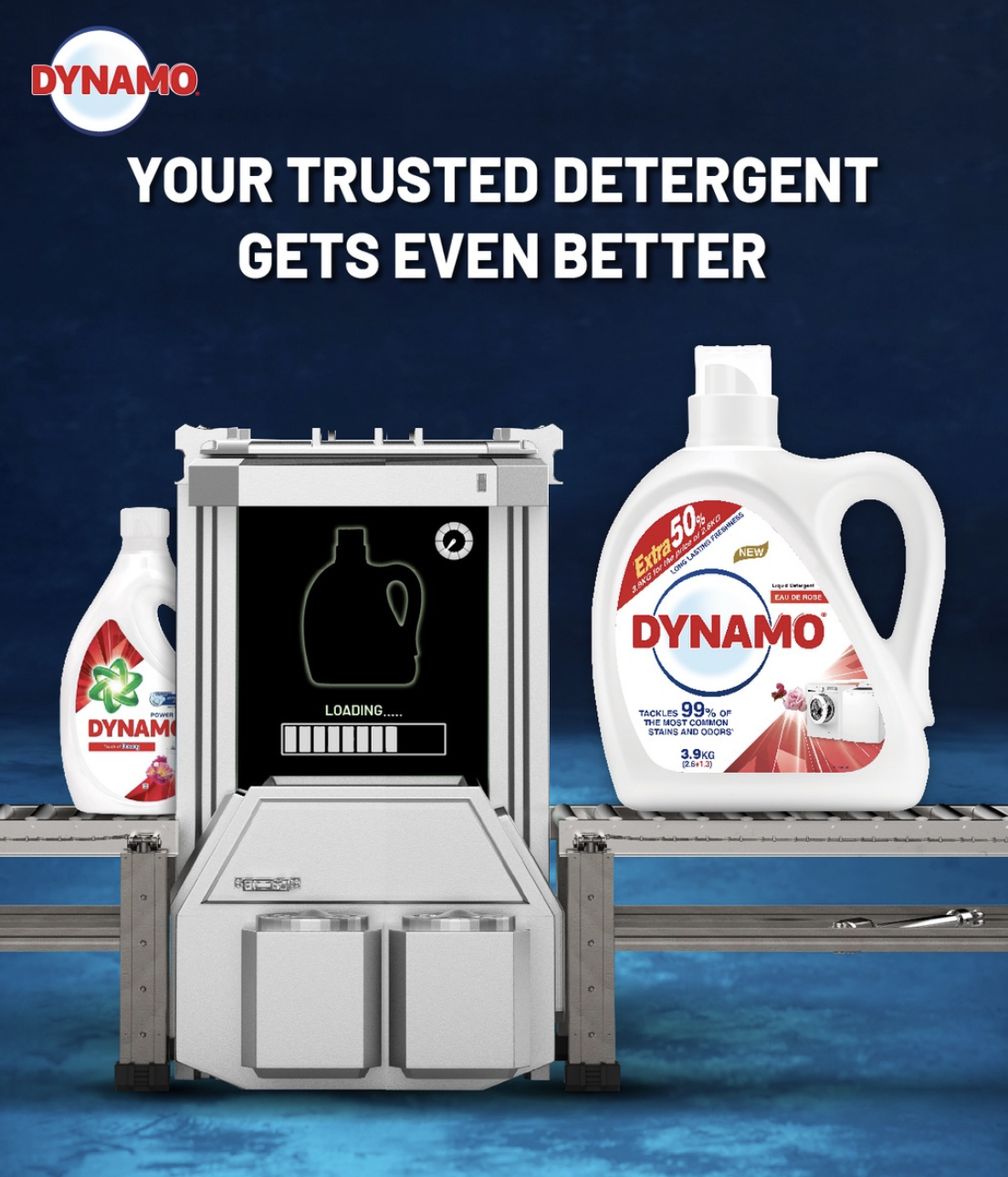 Dynamo 4in1 Laundry Capsules Refill / 20 pacs / Color Care, Fresh, 3X ...