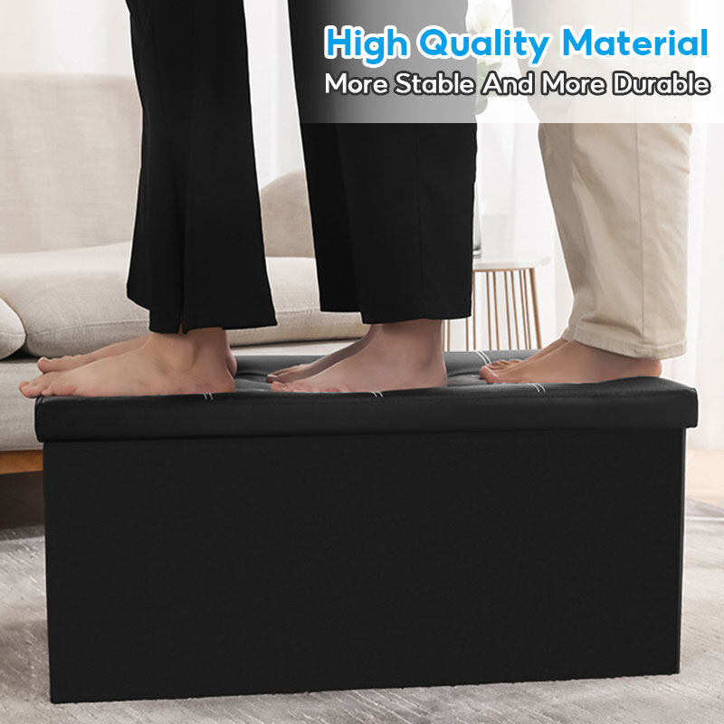 【READY STOCK】Large capacity storage box | Fabric leather Storage Box ...