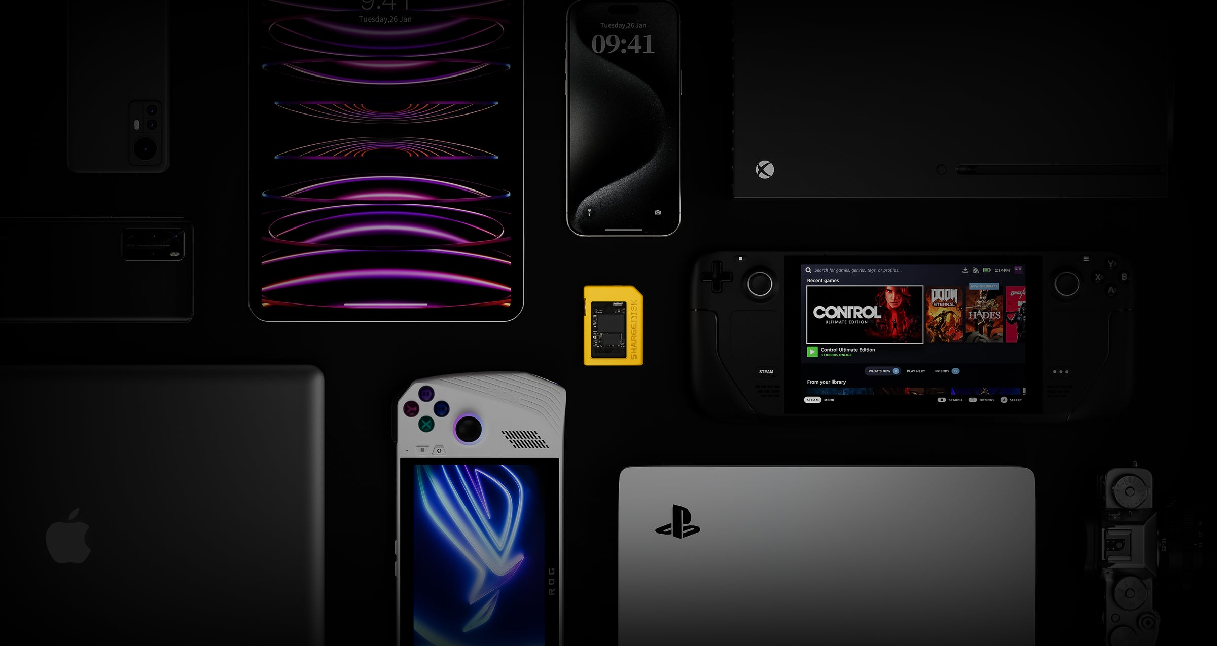 Shargeek/Sharge Disk M.2 NVMe SSD Enclosure with Active Cooling System ...