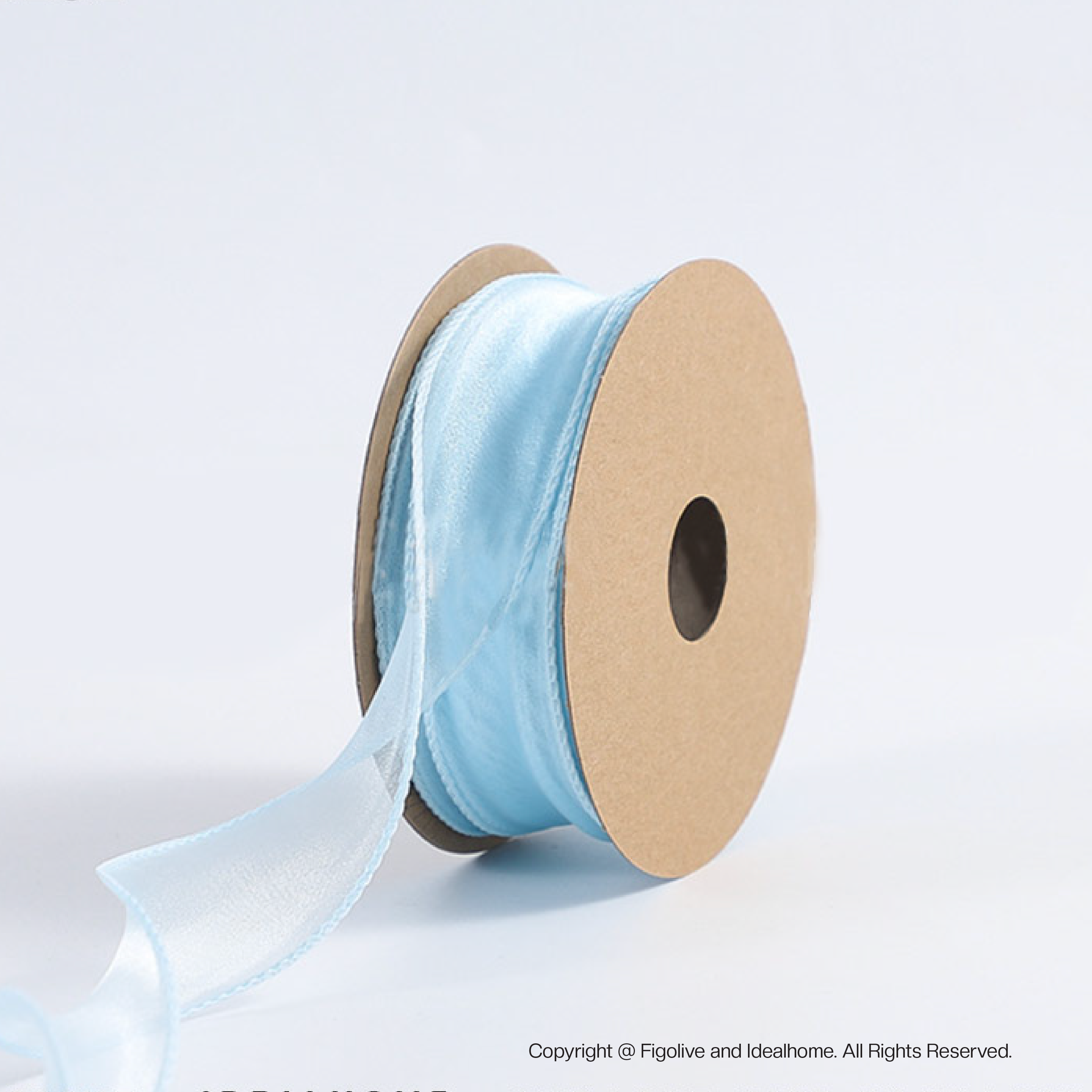 [SG Stock] 4cm wide Fish Tail Ribbon 9M per roll Organza Translucent ...