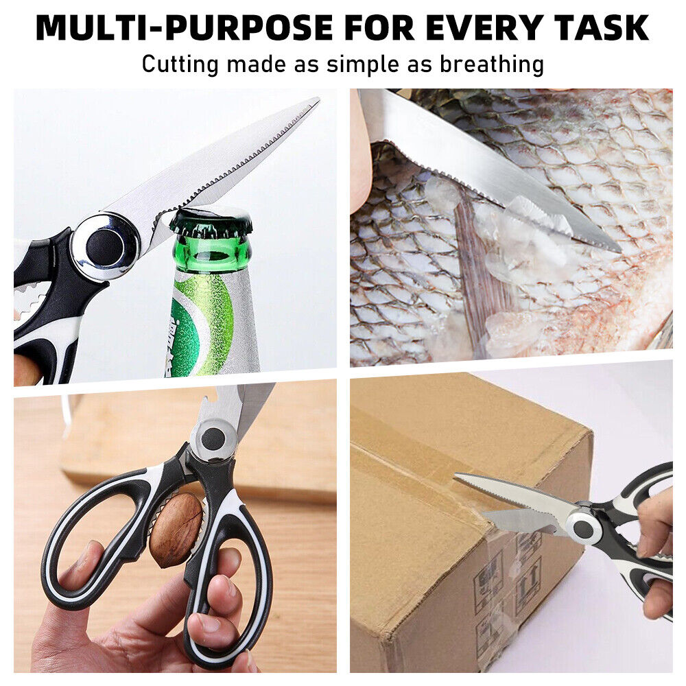 🇸🇬【SG stock】5 in1 Multi Purpose Kitchen Scissors Ultra Sharp Premium ...