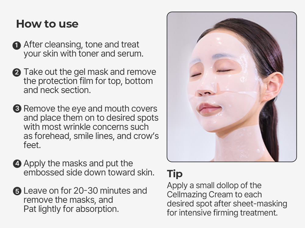 [Torriden Official] Cellmazing 5D Collagen Firming Gel Mask for Anti ...