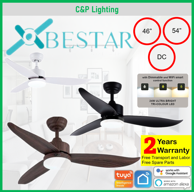 (Installation Promo) NEW Bestar Razor 46" / 54" Smart Wifi DC 3 Blades ...