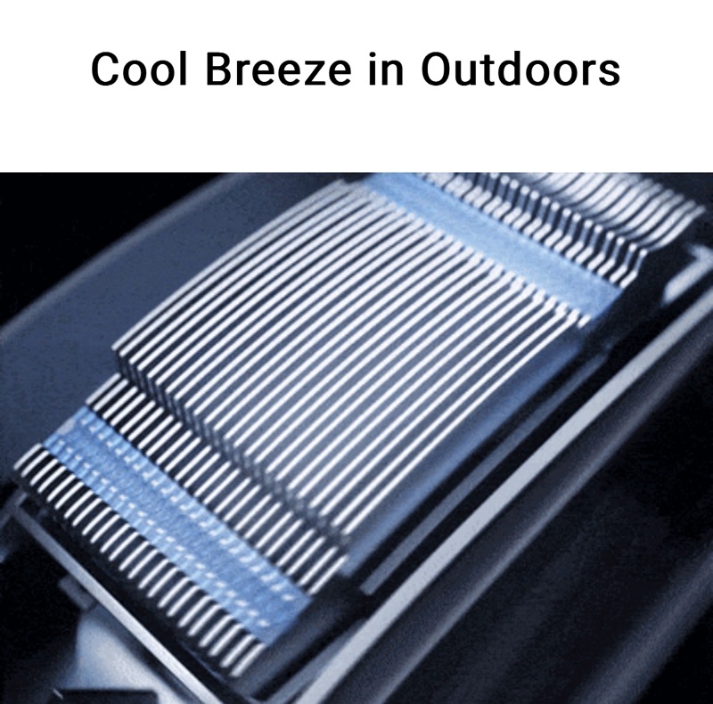 RANVOO AICE LITE AI SMART AIRCON NECK FAN c/w Free Bag worth $29.90 (1 ...