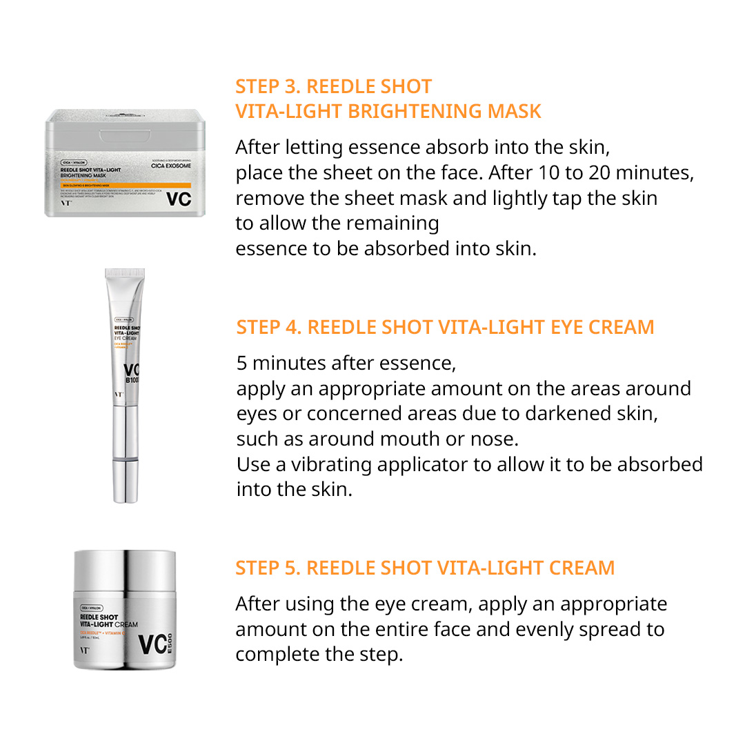 [VT] Vita-Light Brightening Mask 30pcs Pure Vitamin C, Brightening care ...