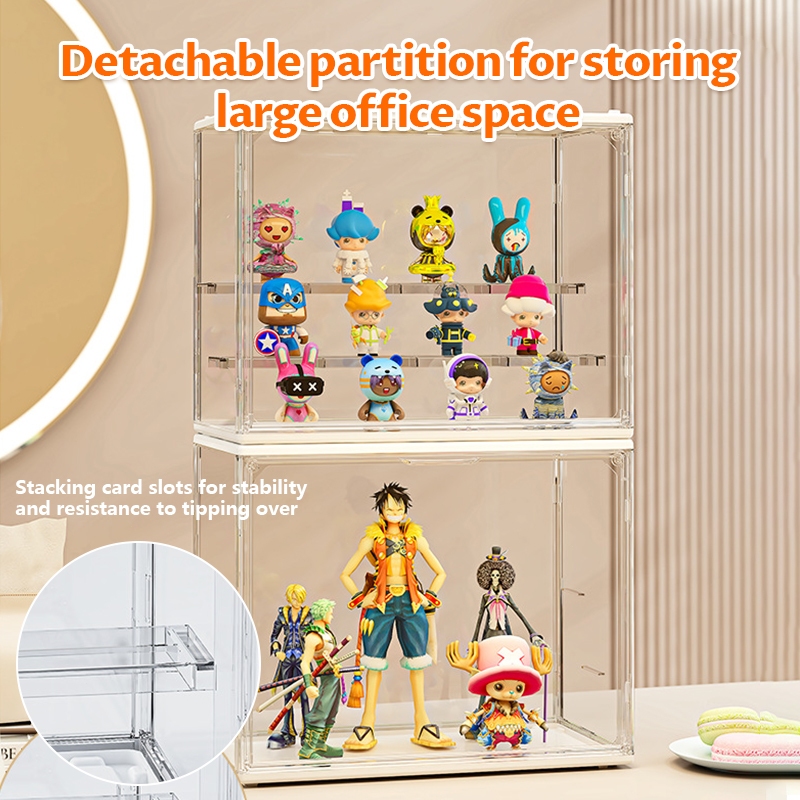 Display Box Stackable Acrylic Display Cabinet Transparent Display Case ...