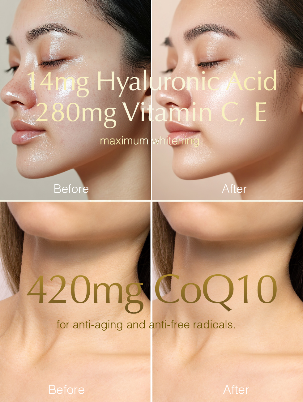 [𝐁𝐄𝐒𝐓] Nano Collagen Peptides Powder | 5,740mg | Skin Anti Aging, Glow ...