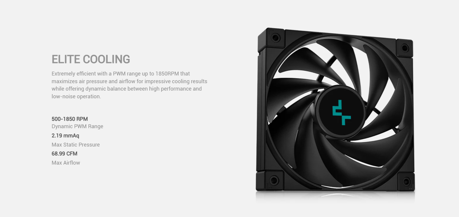 Deepcool FK120 - 3 in 1 Pack - Black (1 YEAR WARRANTY BY TECH DYNAMIC ...