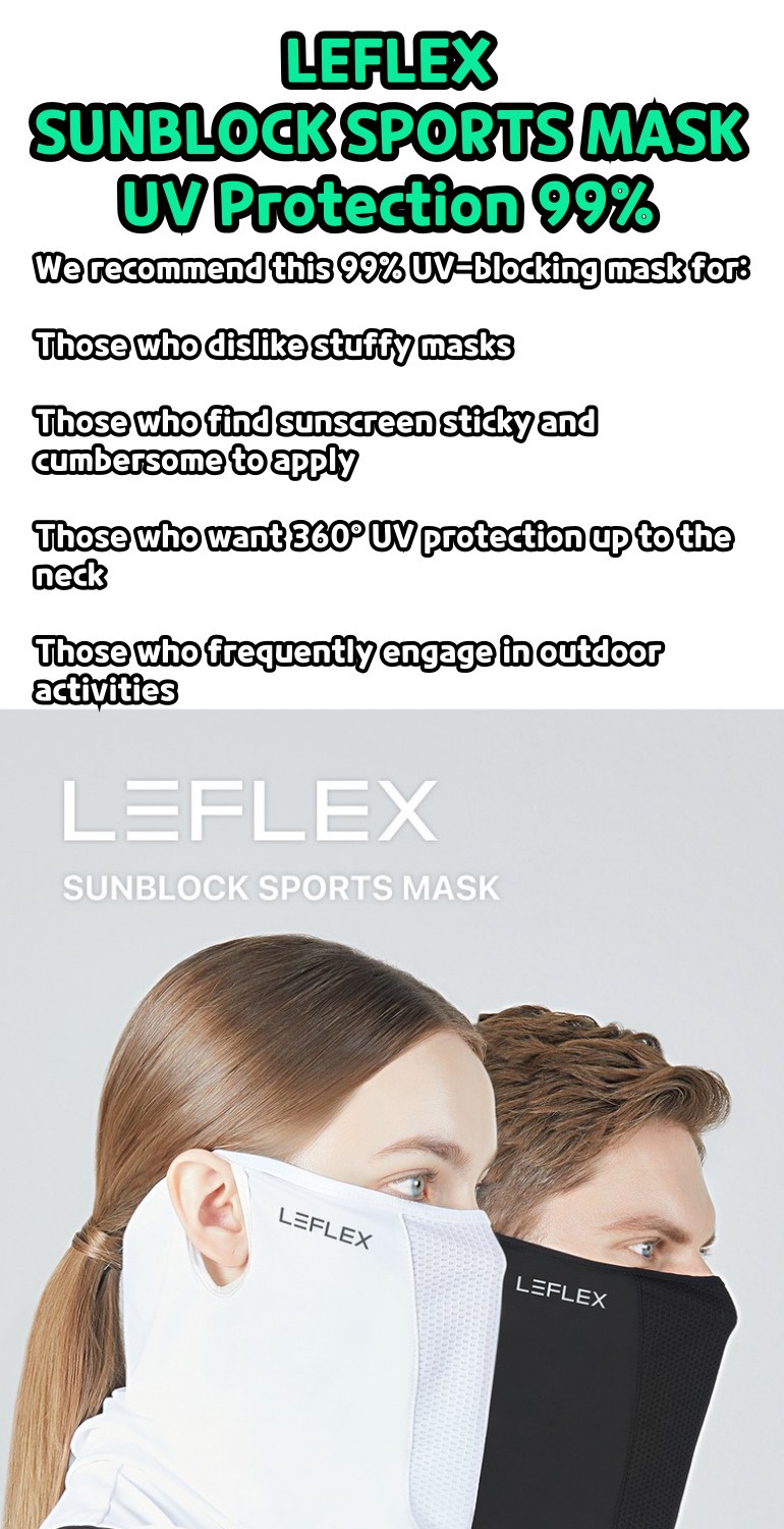 LeFlex UV Protection Golf Mask Face Sunshade Women Men Cool Premium ...