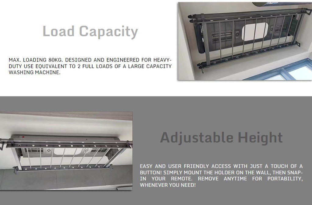 Automated Laundry Rack Clothes Drying Rack Air drying sterilization ...