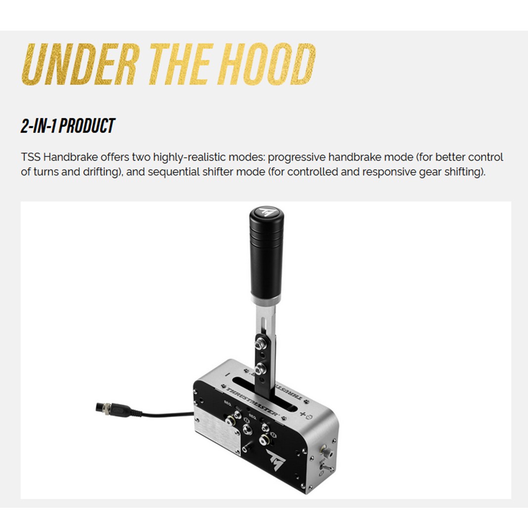 Thrustmaster TSSH Sequential Shifter and Handbrake | Shopee Singapore