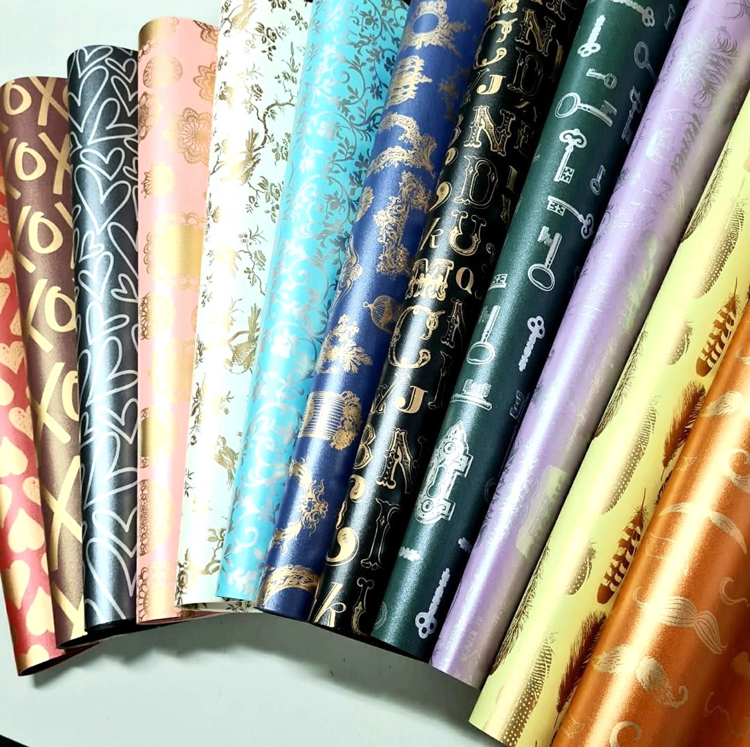 [5 Sheets Bundle] [WRP 27] Wrapping Paper | Gift Wrapper | Metallic ...